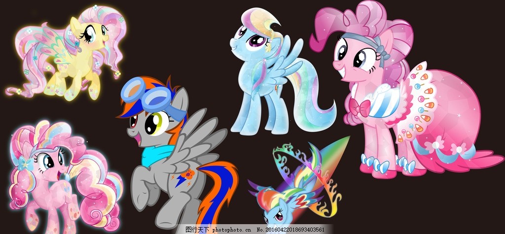 小马宝莉图片_动漫卡通_插画绘画-图行天下素材网