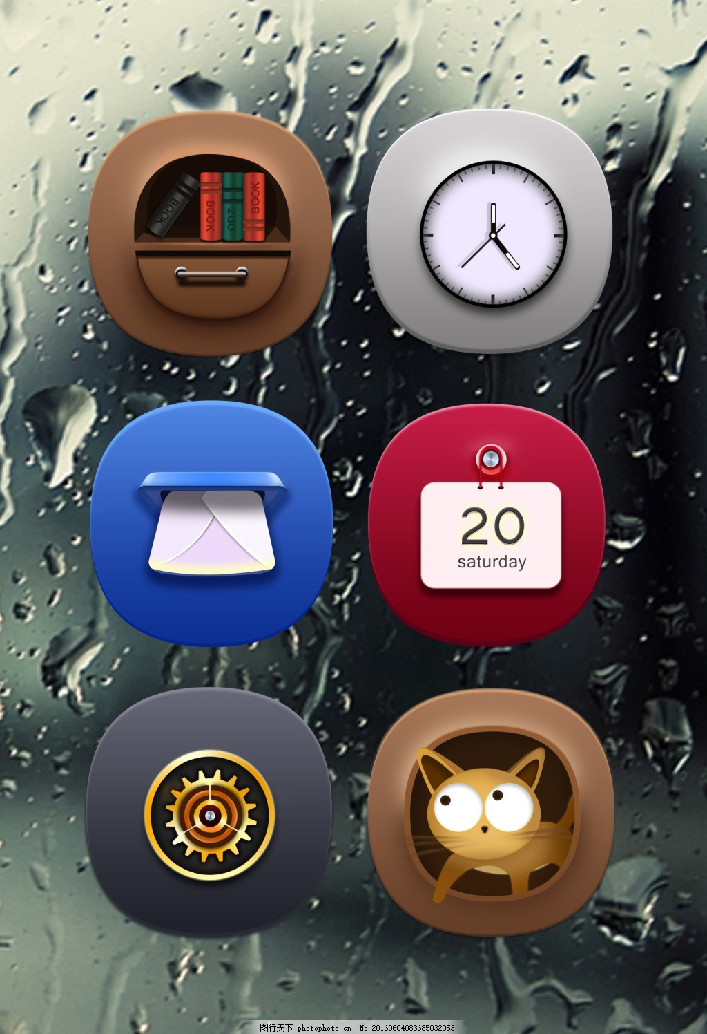 手机桌面ICON图片_同学录/纪念册_画册装帧-图行天下素材网