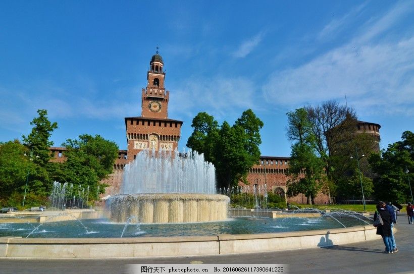 意大利米兰风景图片_名胜古迹_自然风景-图行天下素材网